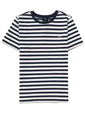 A.p.c. Striped T-shirts For Women