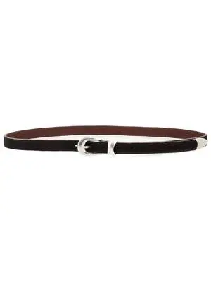 Our Legacy Thin Leather Belt - Brown