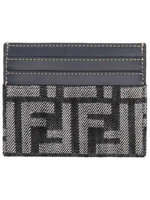 Fendi Card Holder 'baguette - Black
