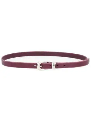 Our Legacy Leather Belt - Bordeaux