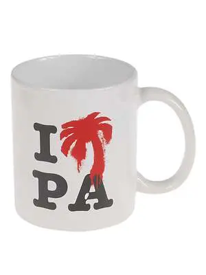 Palm Angels I Love Pa Mug - White