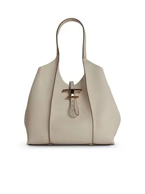 TOD'S Tote Bag With Removable Clutch - White