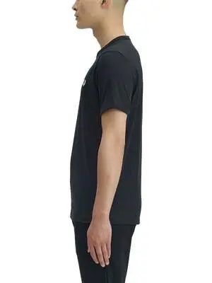 Fred Perry T Shirt With Logo - Black