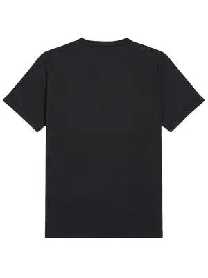 Fred Perry T Shirt With Logo - Black