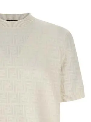 Fendi Ff Cotton Sweater