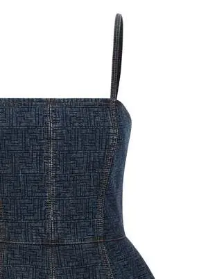 Fendi Ff' Denim Dress