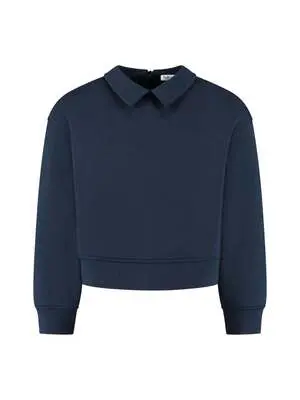 IL GUFO Two-piece Set With T-shirt And Skirt - Blue