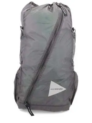 AND WANDER Sil Daypack Backpack - Grey