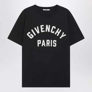 Givenchy Short Sleeve Logo T Shirt - Black