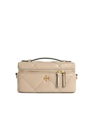 Tory Burch Kira' Lear Beauty Case - Beige