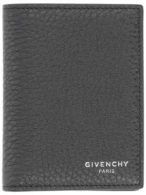 Givenchy Grain Leather Card Holder - Black
