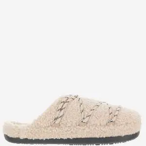 Moon Boot Teddy Slipper In Shearling