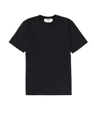 MSGM Monogram Logo T-shirt - Black