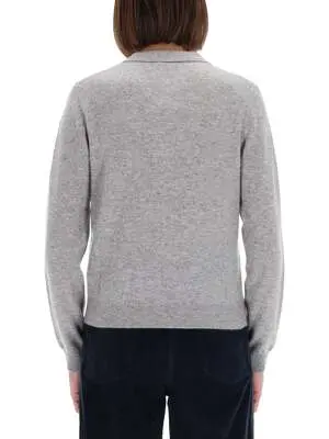 Aspesi Cashmere Polo Shirt - Grey