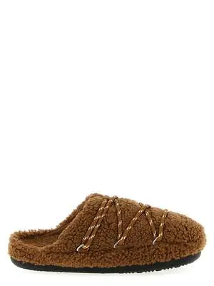 Moon Boot Teddy Slipper - Brown