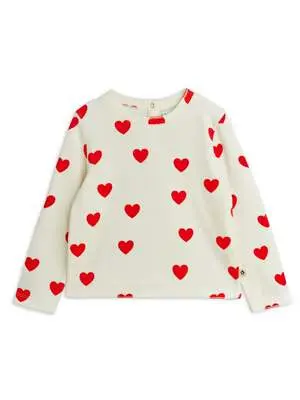 MINI RODINI Hearts Jersey Top
