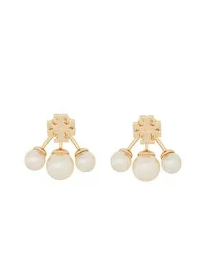 Tory Burch Kira Pearl Drop Earrings - Gold