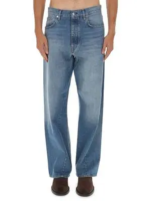 SUNFLOWER Wide Twist Jeans - Denim