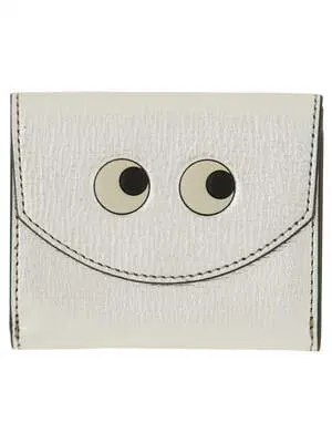 ANYA HINDMARCH Trifold Mini 'eyes' Wallet - Silver
