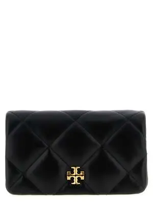 Tory Burch Kira Diamond' Chain Wallet - Black