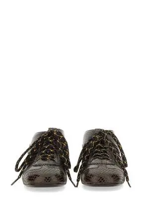 Dries Van Noten Leather Mules - Brown
