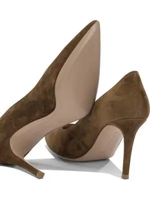 GIANVITO ROSSI 85 Mm Pumps - Brown