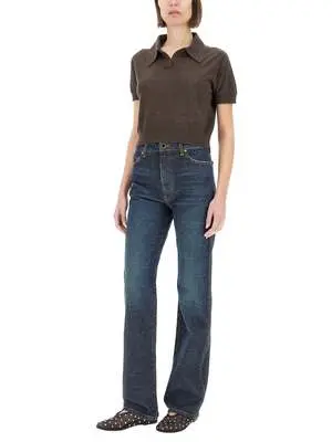 Khaite Danielle Straight Leg Jeans