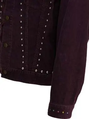 Needles Corduroy Trucker Jacket - Bordeaux