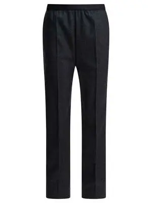 MAISON MARGIELA Straight Leg Wool Pants - Grey