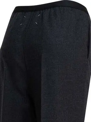 MAISON MARGIELA Straight Leg Wool Pants - Grey