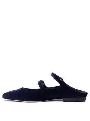 AMATO DANIELE Velvet Loafers & Slippers - Blue