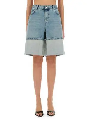 Moschino Wide Leg Shorts For Women