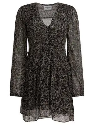 MARANT ETOILE Loriena Short Dress - Black