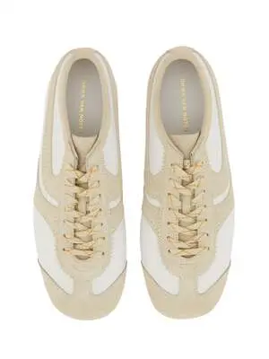 Dries Van Noten Leather And Suede Sneakers - White