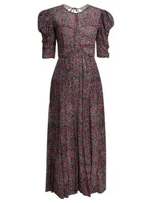 MARANT ETOILE Sichellia Long Dress - Fuchsia