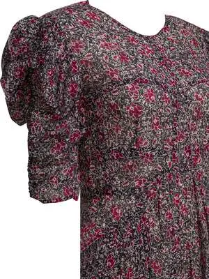 MARANT ETOILE Sichellia Long Dress - Fuchsia