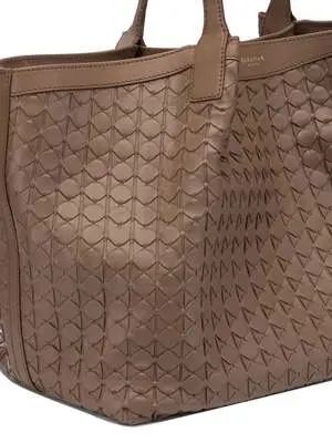 SERAPIAN Secret Large Shoulder Bag - Brown