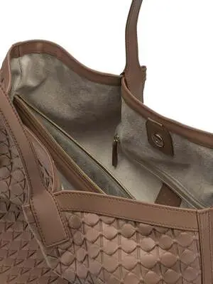 SERAPIAN Secret Large Shoulder Bag - Brown