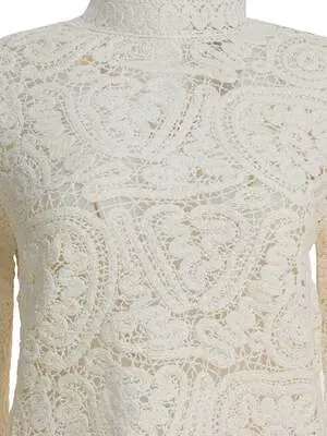 Loulou De Saison Perforated Silk 'wade' Sweater