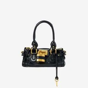 Chloé Small Paddington Bag In Leather - Black