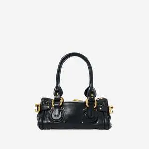 Chloé Small Paddington Bag In Leather - Black