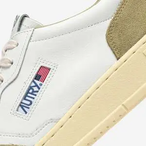 AUTRY Medalist Low Leather Sneakers - Green