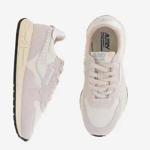 AUTRY Reelwind Low Nylon And Suede Sneakers - White