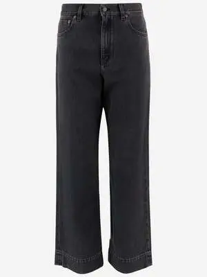 Chloé High-waisted Wide Leg Denim Jeans