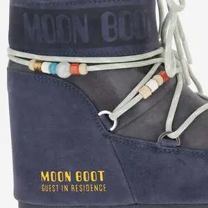 MOON BOOT X GUEST IN RESIDENCE Icon Low Boots - Blue