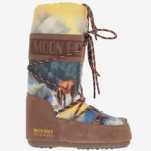 MOON BOOT X GUEST IN RESIDENCE Icon Boots - Red