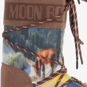 MOON BOOT X GUEST IN RESIDENCE Icon Boots - Red