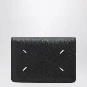 MAISON MARGIELA Leather Credit Card Holder - Black