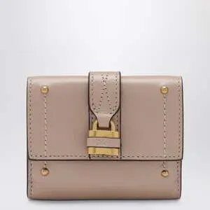 Chloé Mini Paddington Trifold Leather Wallet - Pink