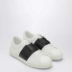 Valentino Garavani Open Leather Sneakers - White